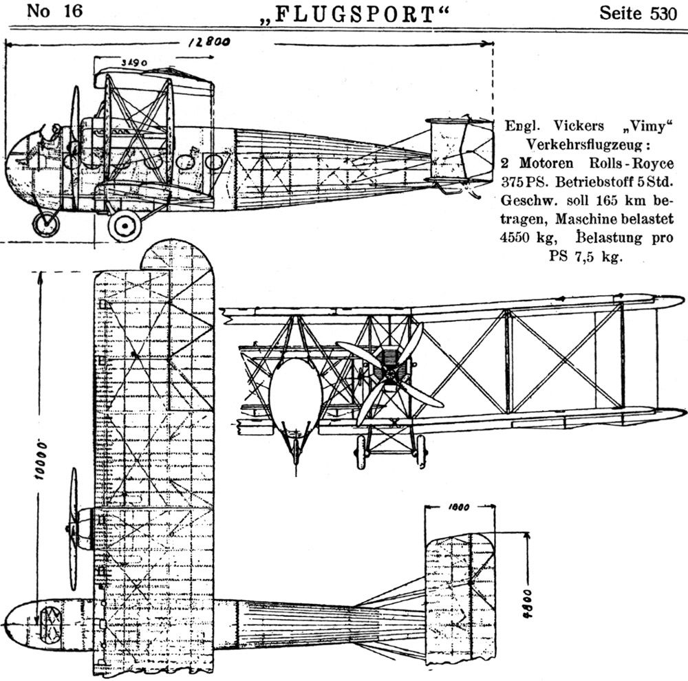 'Vimy Commercial' Information Sought - Classic - up to 1968 - Britmodeller.com