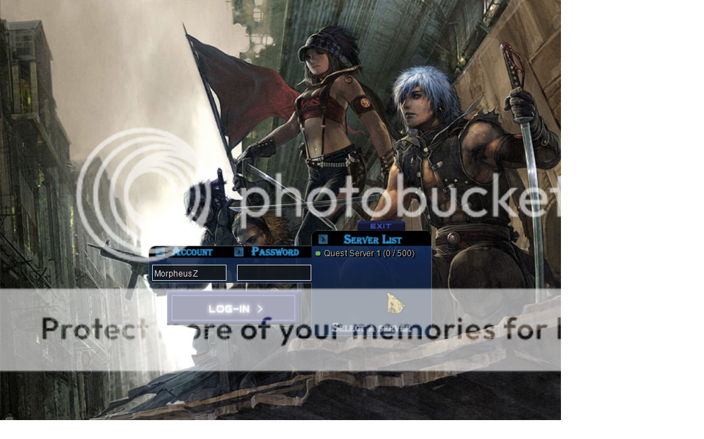 Login frame | RaGEZONE - MMO Development Forums