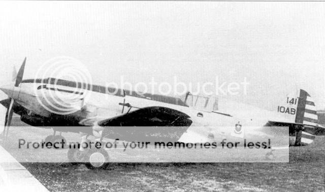 Curtiss YP-37, HQ Section, 8th Pursuit Group - Curtiss P-40 Single Type ...