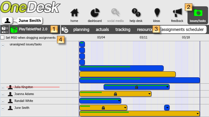 Assigned Task-Tracking | OneDesk Project Management Software App Assigned Task-Tracking | OneDesk Project Management Software App