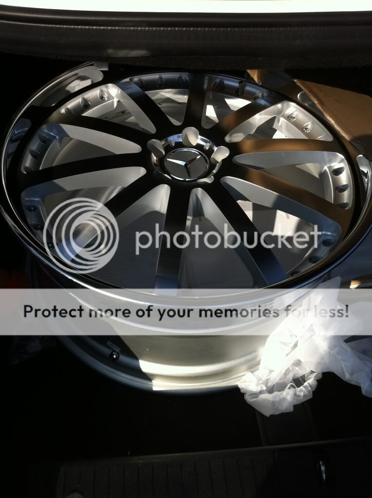 FEELER .. 22 inch Mandrus 3pc wheels for S550/CL550/ 63/65 AMG ...